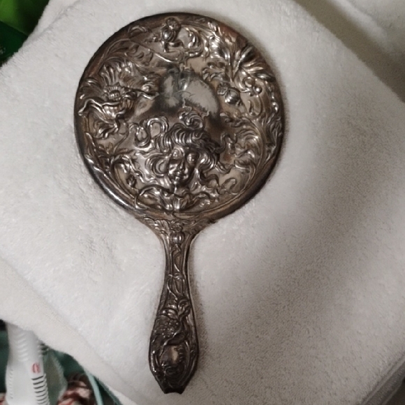 Accessories | Vintage Silver Hand Mirror | Poshmark